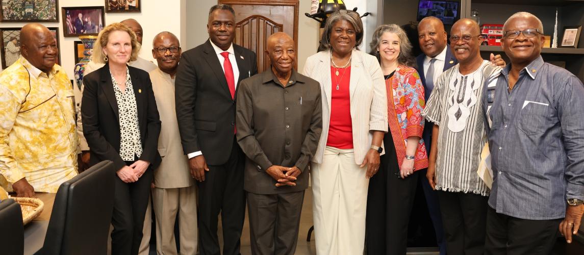 United States Inaugural Delegation Visits President Boakai; Promises to ...